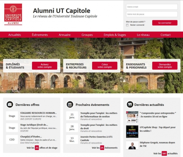 École de droit de Toulouse - Créez votre compte recruteur sur le réseau ...